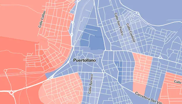 Así cambió de color el mapa de votaciones de Puertollano barrio a ...