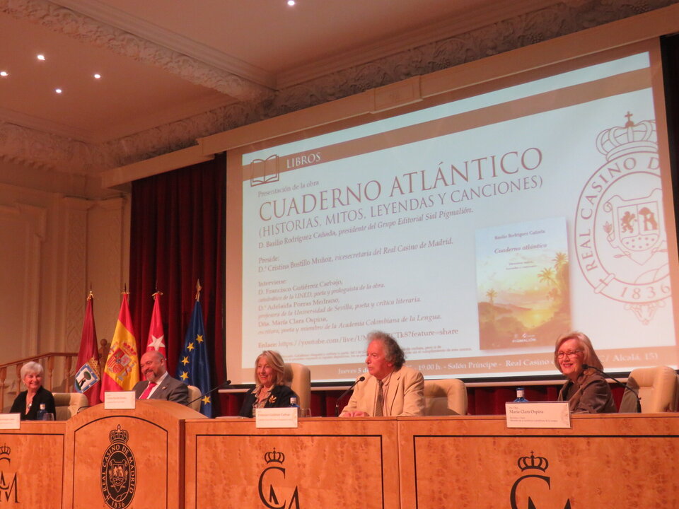 Presentación del libro 'Cuaderno atlántico (Historias, mitos, leyendas ...